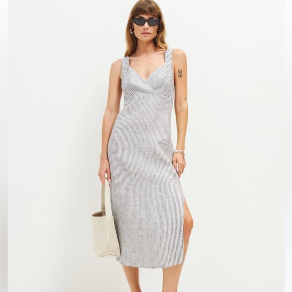 Reformation | Dresses | Reformation 2 New Allira Linen Dress Vineyard ...